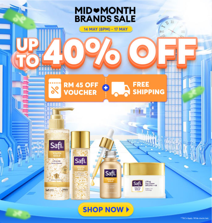 SAFI Youth Gold Youthful Skincare Set | Lazada