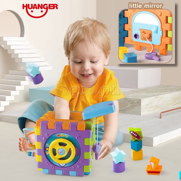 Huanger HE0527 (6+4pcs Set) Educational Activity Cube | Lazada PH