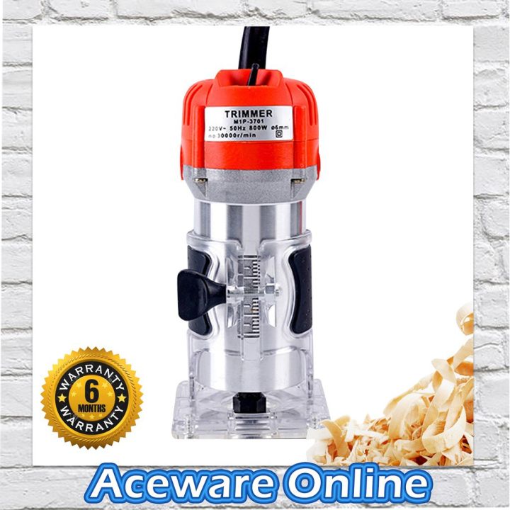 220V Electric Hand Trimmer Wood Trimmer Router Wood DIY Tools M1P-3701 ...