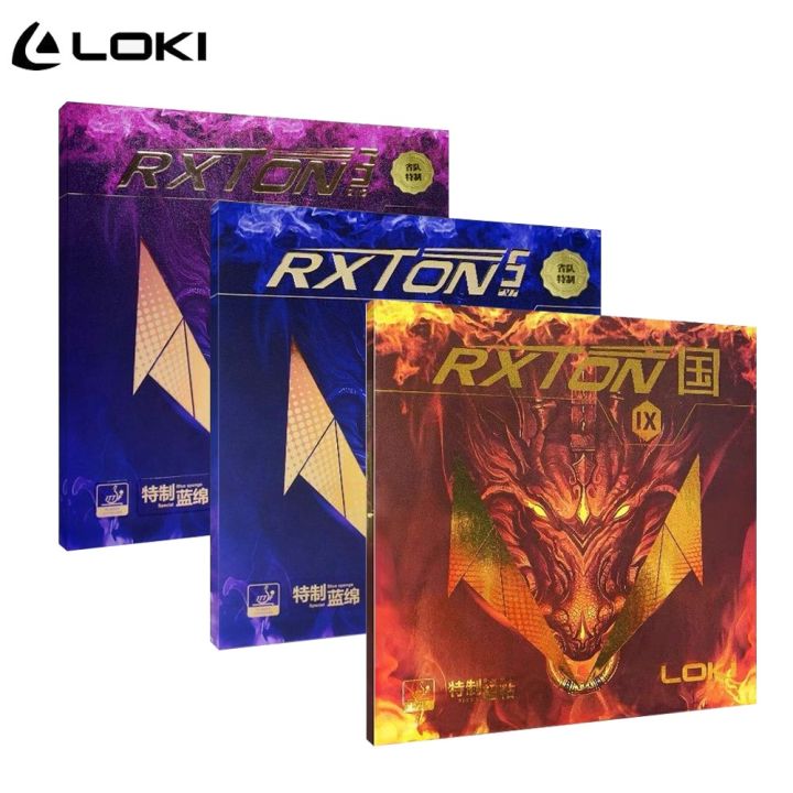 LOKI RXTON ลายกีฬาปิงปองใหม่เอี่ยมของแท้ยางปิงปองเหนียว RXOTN 3-Pro 5 ...