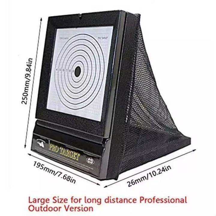 Outdoor Portable Targets for Reusable Bb & Pellet with Trap Net Catcher ...