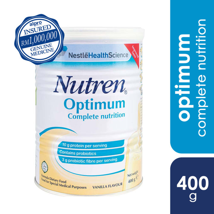 Nutren Optimum Complete Nutrition Drink 400g | Lazada