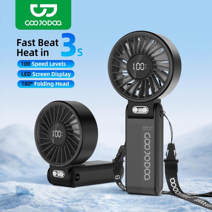 GOOJODOQ Versatile 3-in-1 Portable Mini Fan! All in one cool Strong ...