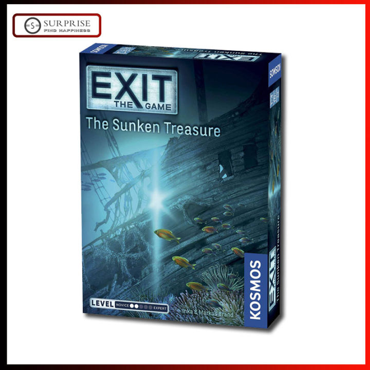 Exit: The Game The Sunken Treasure Family-Friendly Card-Based At-Home ...