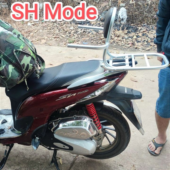 ( tặng lót tay) baga phượt xe máy có đệm tựa cho xe SH mode | Lazada.vn