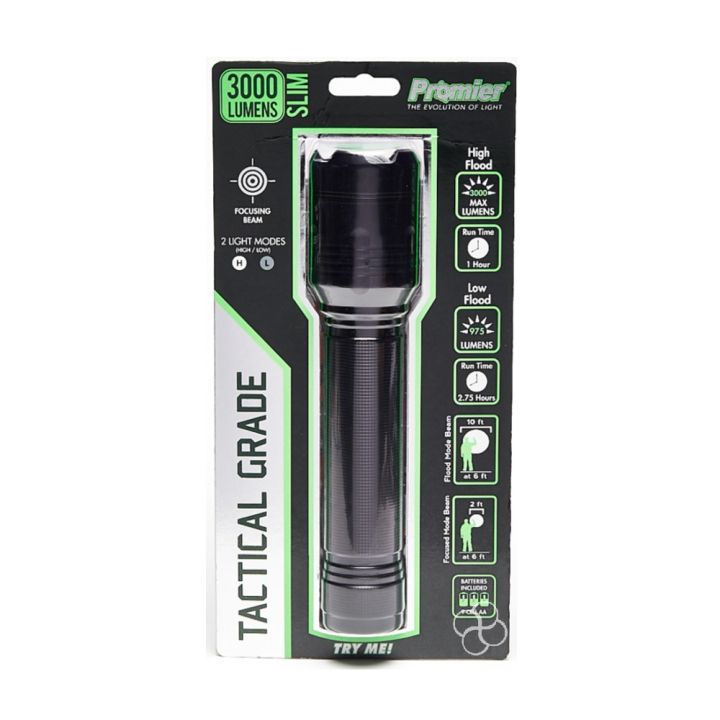 Promier Tactical Grade 3000 Lumens Flashlight | Lazada PH