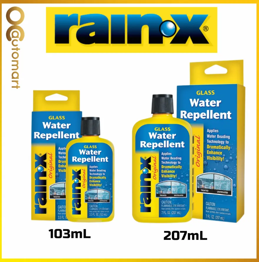 Rain-X 103mL / 207mL Water Repellent Rain X Rainx Window Glass ...