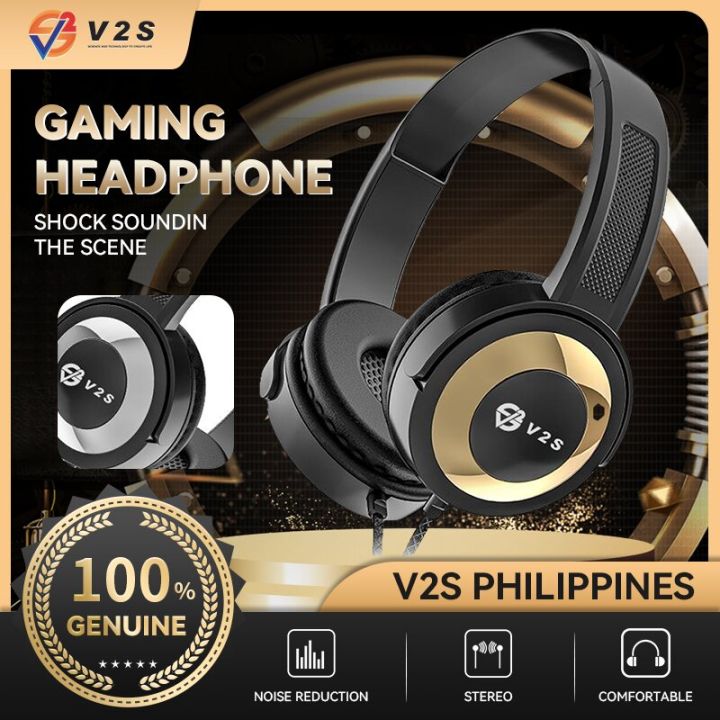 V2S SE5777 3.5mm Wired Gaming Headset Foldable Wired Adjustable Headset ...