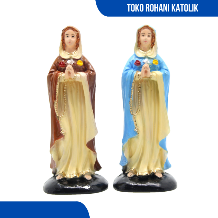 PATUNG BUNDA MARIA ROSA MISTIKA 10 CM / PATUNG BUNDA MARIA KATOLIK ...