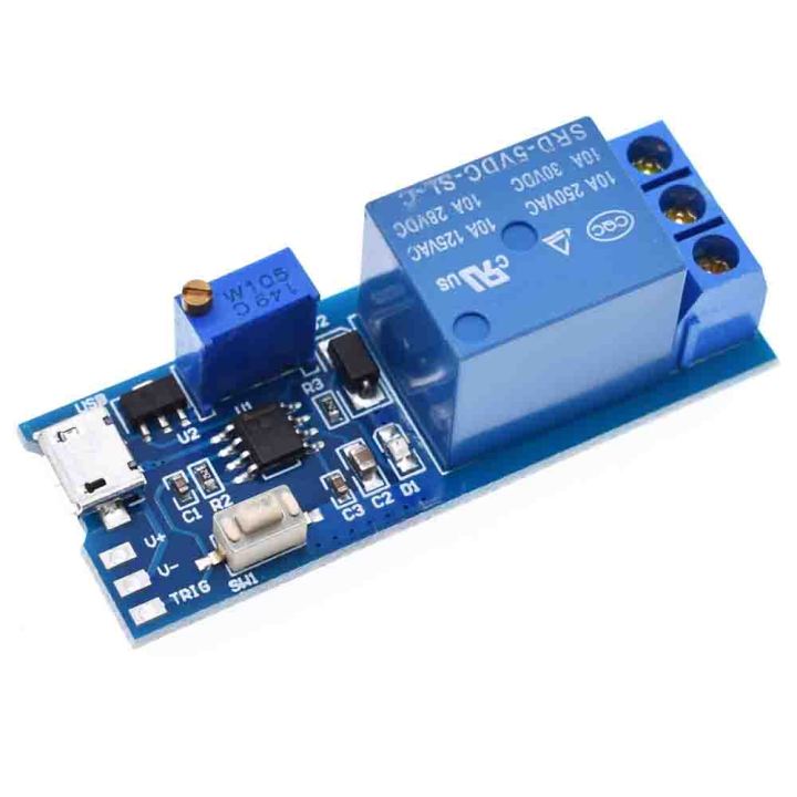 DC 5V-30V Micro USB Power Adjustable Delay Relay Timer Control Trigger ... DC 5V-30V Micro USB Power Adjustable Delay Relay Timer Control Trigger ...