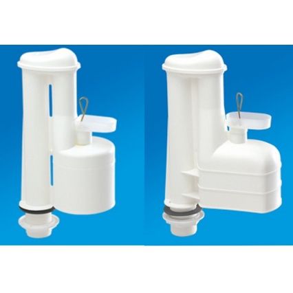 Toilet Low High Level Cistern Outlet Valve Round or Square Syphon ...