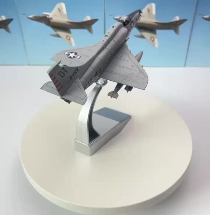 1:72 United States Marine Corps A-4 Skyhawk Attack A4 Fighter Toy ...