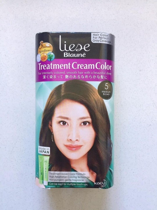 Liese Treatment Cream Color Medium Brown 5 | Lazada Indonesia