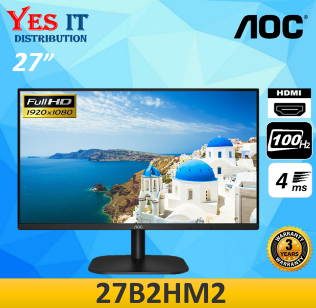 AOC 23.8" 24E3H2 IPS / 27" 27B2HM2 VA FHD (1920x1080) 100Hz 4ms HDMI ...