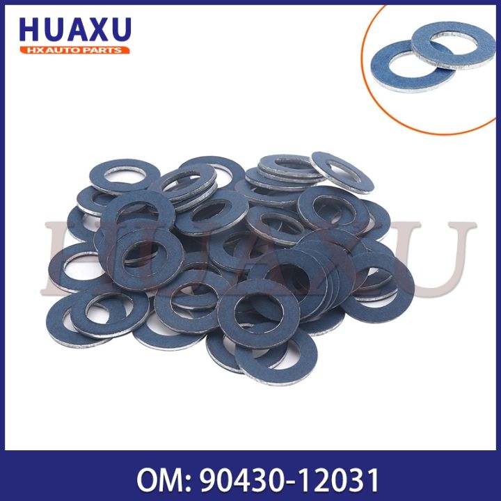 50pcs 9043012031 Oil Drain Plug Washer Gasket For Genuine Toyota Lexus ...