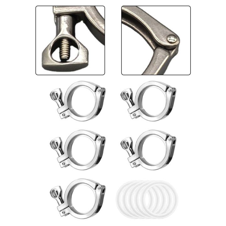 Sanitary Connection Tri Clamp Ferrule Burr-Free Finish Clamp ...