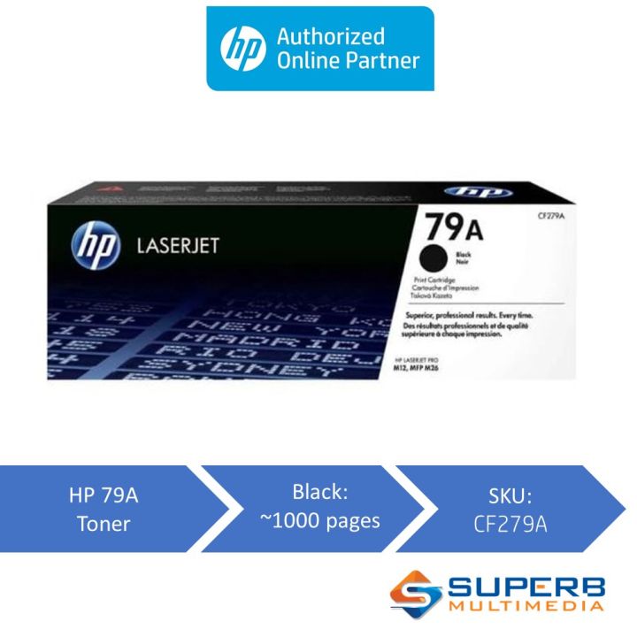 HP 79A Black Original LaserJet Toner Cartridge [CF279A] | Lazada