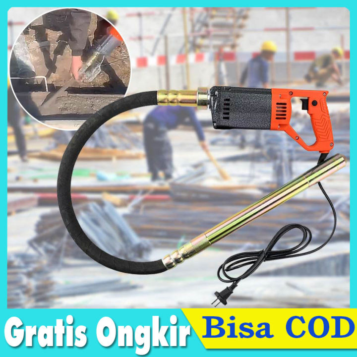 Bor Concrete Vibrator Elektrik Electric Semen Cor Mesin Vibrator ...
