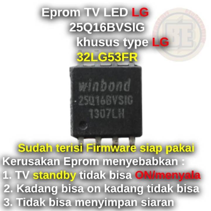 Ic Eprom Firmware TV LG 32LG53FR | Lazada Indonesia