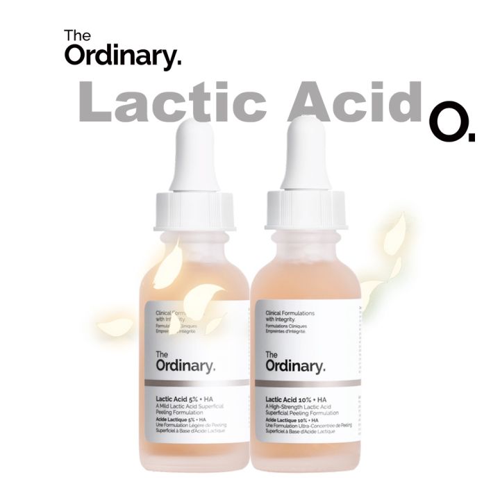 The Ordinary Lactic Acid 5% | Lactic Acid 10% Exfoliating Pore ...