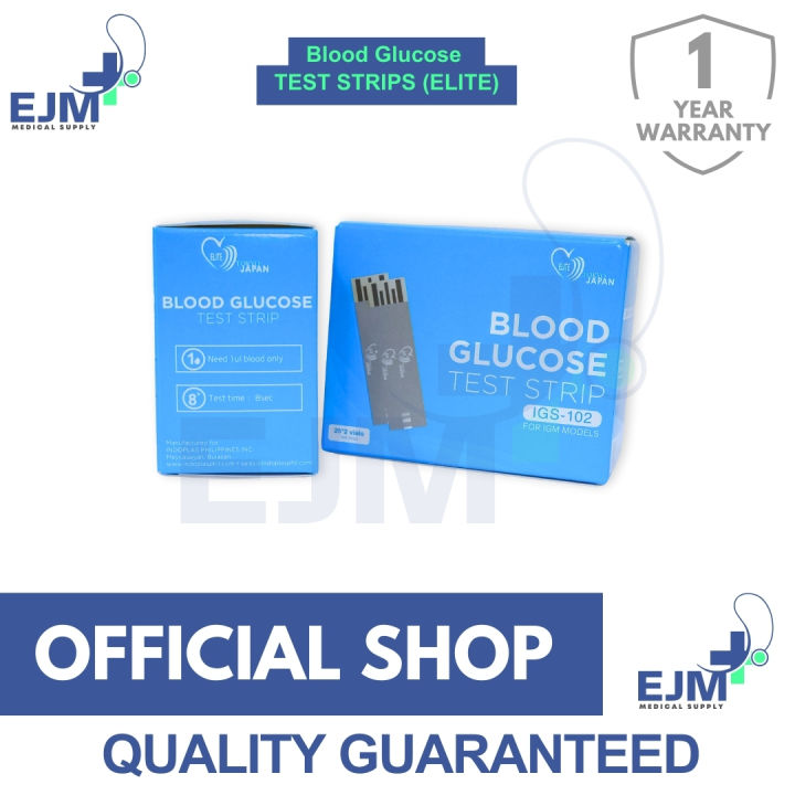 Blood Glucose test strips (elite) | Lazada PH