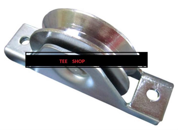 SLIDING GATE BOTTOM ROLLER WHEEL V-GROOVE WITH MOUNT BRACKET ~3inch ...