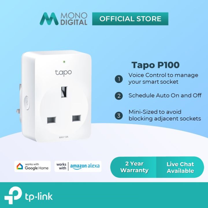 SMART PLUG TP-LINK TAPO WIFI (TAPO P110) | Lazada