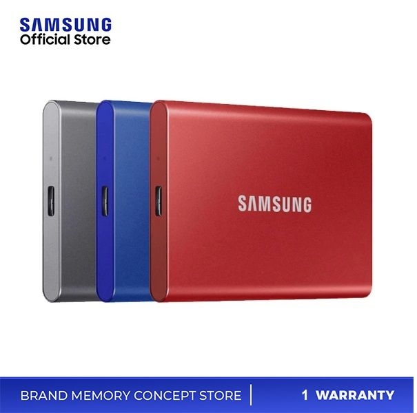 Samsung MU-PC 500GB T7 Portable Solid State Drive | External Solid ...