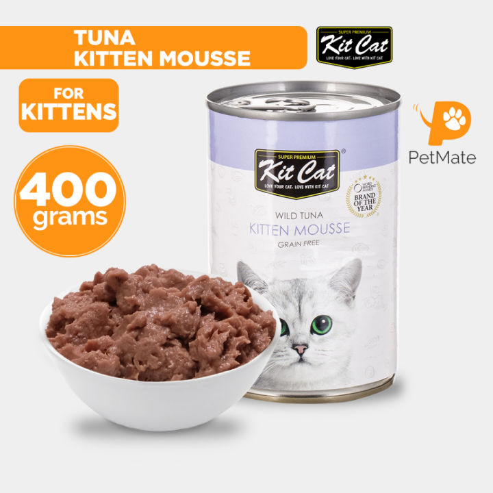 KitCat Kitten Wet Food Can Mousse 400g - PetMate Cats Cans Kit Cat Kitkat Premium Foods Kitty ...