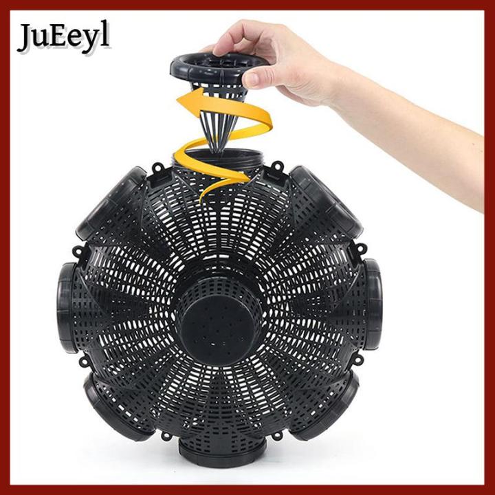 JuEeyl 8 Holes Upgraded Catch Loach Lobster Yellow Eel Cage Outdoor ...