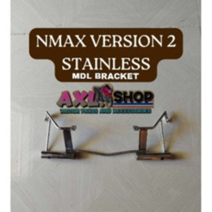NMAX V2 MDL BRACKET STAINLESS 304 MINI DRIVING LIGHT BRACKET NMAX ...