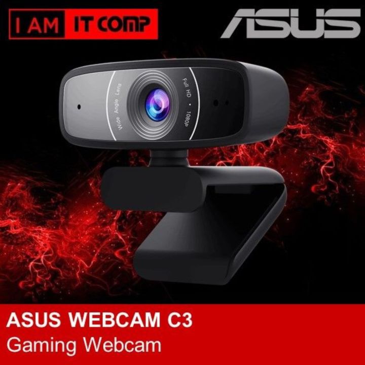ASUS Webcam C3 USB Adjustable Clip Camera with FHD 1080p - Beamforming ...