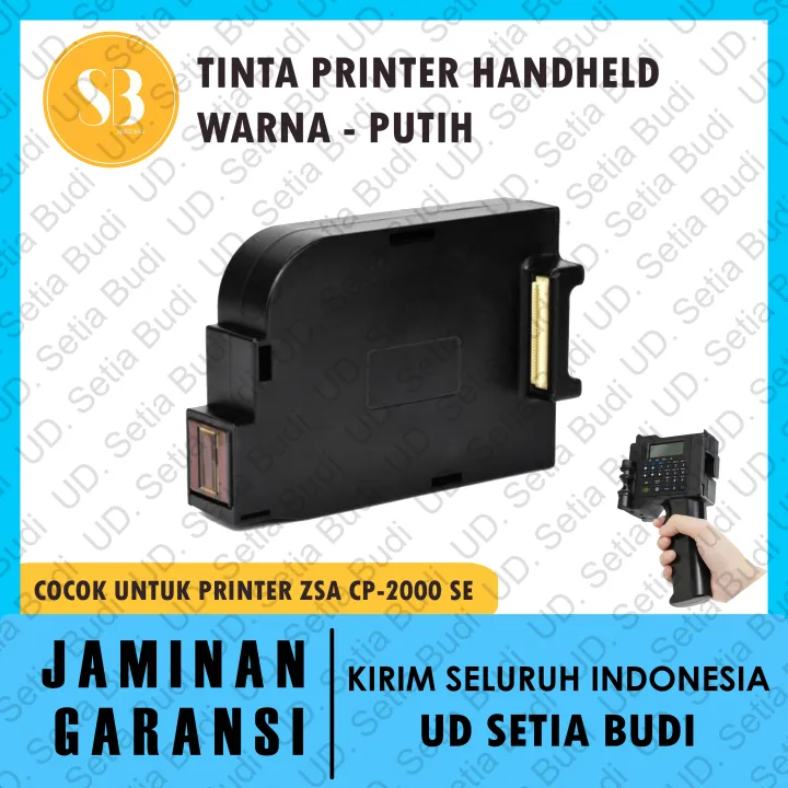 Tinta Printer Handheld Warna Putih ZSA CP-2000SE Ink Cartridge | Lazada ...