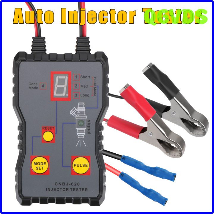 QGVDS 12V Car Fuel Injector Tester Motorcycle Engine Injection Nozzle ...
