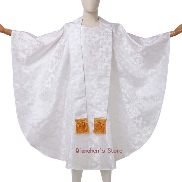 Priest Celebrant Pastor Chasuble Catholic Church Father Mass Vestments ...