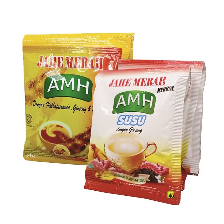 AMH Super - Minuman Serbuk Jahe Merah Instan - Paket 5 Sachet | Lazada ...