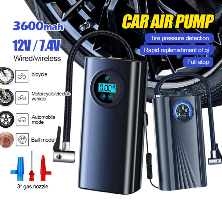 220V Air Compressor Pump Tire inflation pump Car Air Pump Digital ...