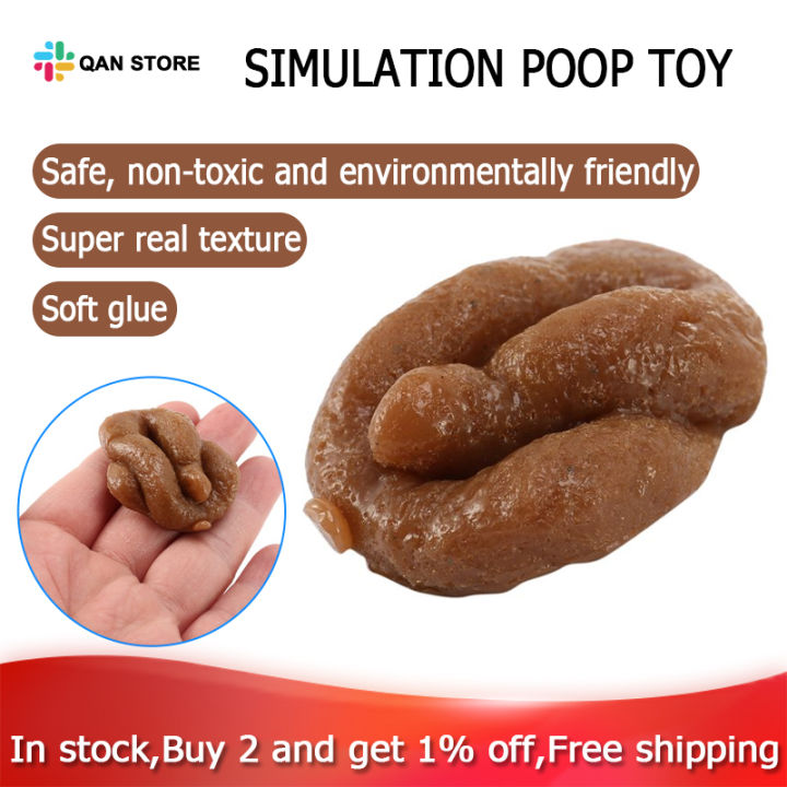 Simulation Poop Toy Realistic and Funny Poop Toy Fake Poop Prank Gift ...