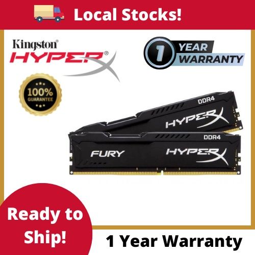 [Ready Stock] Kingston HyperX FURY Desktop DDR4 RAM 4GB 8GB 16GB 2400Mhz 2666Mhz 3200Mhz DIMM ...
