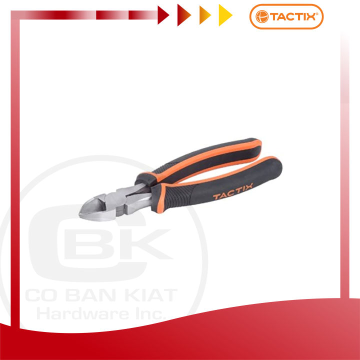 Tactix Diagonal Plier 160mm (Black/Orange) | Lazada PH