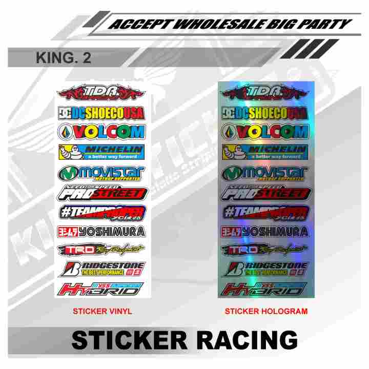 Sticker Racing Sticker Herex - Sticker Pack Racing Murah. KS.02 ...