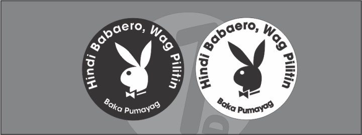 Hindi Babaero Logo Sticker Decal | Lazada PH