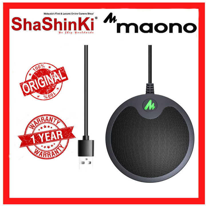 Maono AU-BM10 USB Conference Microphone Metal Boundary Desktop Mic | Lazada