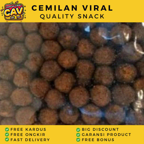 CAV CIKI BALL COKELAT 500g Snack Choco ball Cemilan Keju Snack Rasa ...