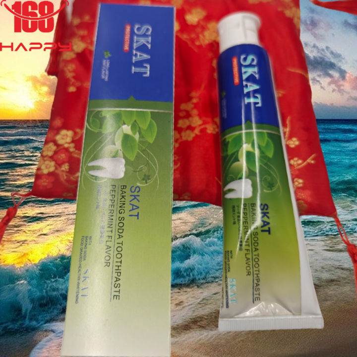 New refreshing oral protection baking soda mint toothpaste fresh breath ...