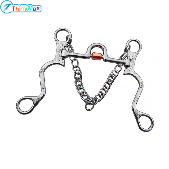 Horse Snaffle Bits For Horses Training Equestrian Equipment Multi-Loop ...