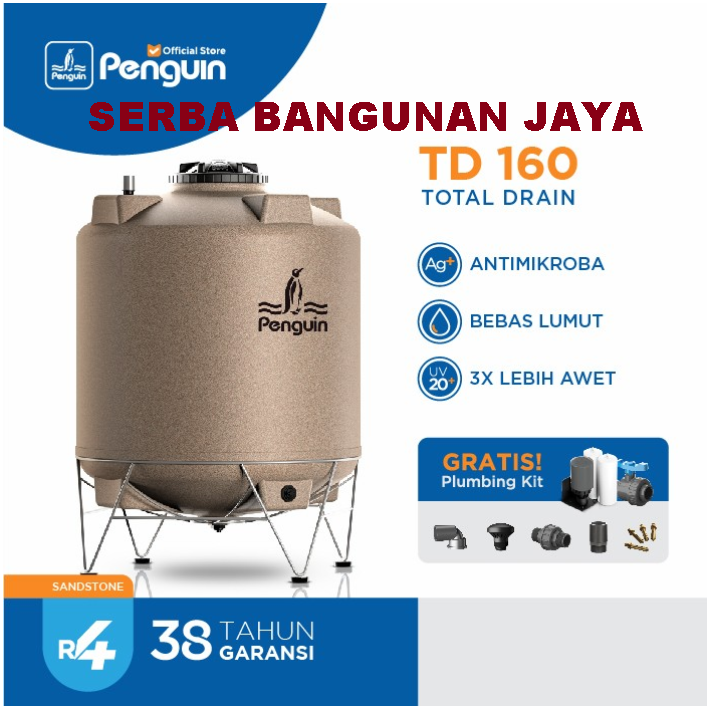 PENGUIN TD 160 ( 1550 Liter ) TOREN TANGKI AIR | Lazada Indonesia
