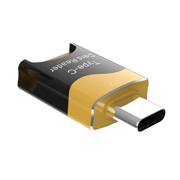 Mini Type-C Card Reader Mobile OTG Card Reader Hidden Card Slot Plug ...