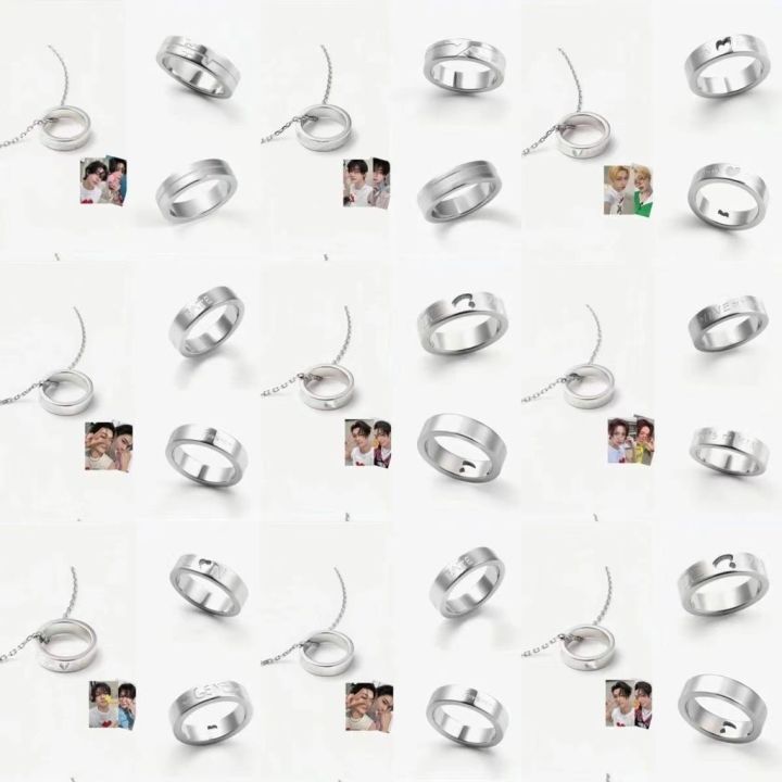 Kpop ENHYPEN Ring Tail Ring Pendant Necklace Commemorative Accessories ...