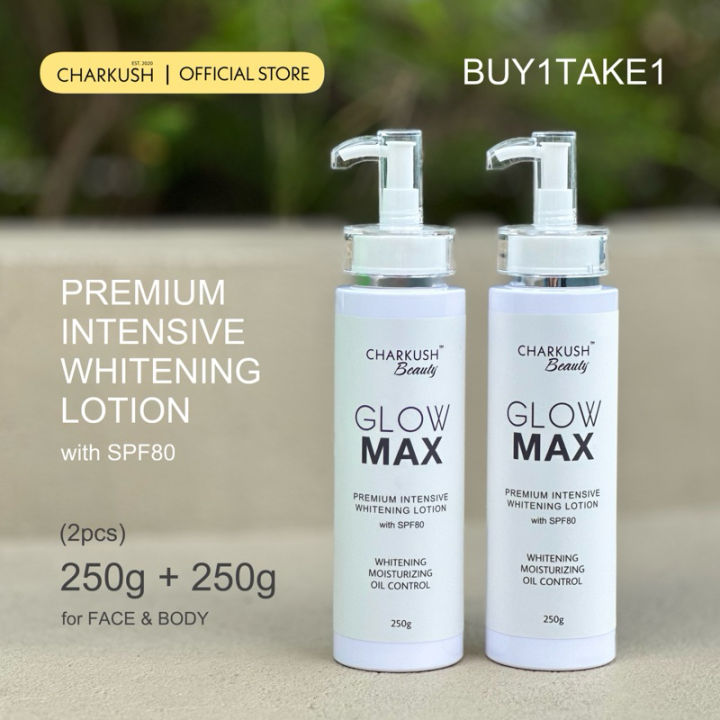 B1T1 Charkush Beauty GLOWMAX Premium Intensive Whitening Lotion | 2pcs ...